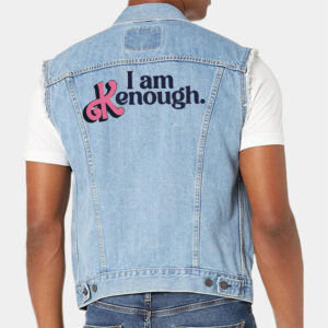 I am Kenough Ryan Gosling Vest aka Ken Blue Denim Vest - SAFYD