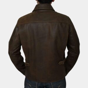 Indiana Jones Leather Jacket from Dial of Destiny | Distressed Brown ...