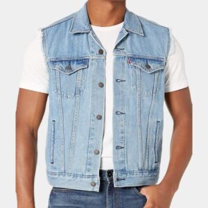 I am Kenough Ryan Gosling Vest aka Ken Blue Denim Vest - SAFYD