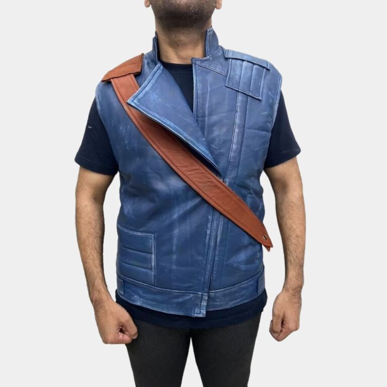 Star Wars Jedi: Survivor Cal Kestis Blue Leather Flak Vest - SAFYD