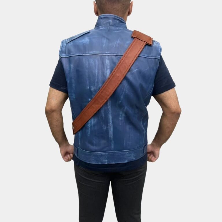 Star Wars Jedi: Survivor Cal Kestis Blue Leather Flak Vest - SAFYD