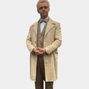 Good Omens Aziraphale Beige Cotton Trench Coat - SAFYD