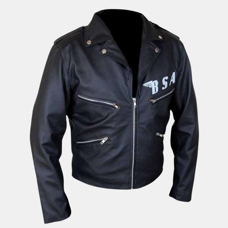 BSA FAITH GEORGE MICHAEL ROCKERS REVENGE LEATHER JACKET - SAFYD