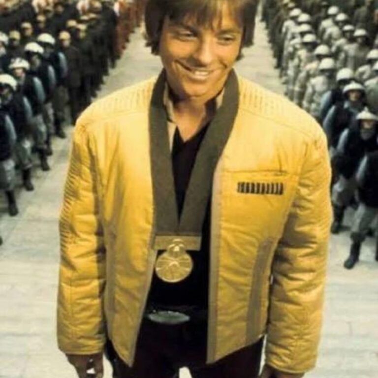 Luke Skywalker Ceremonial Leather Yellow Jacket - SAFYD