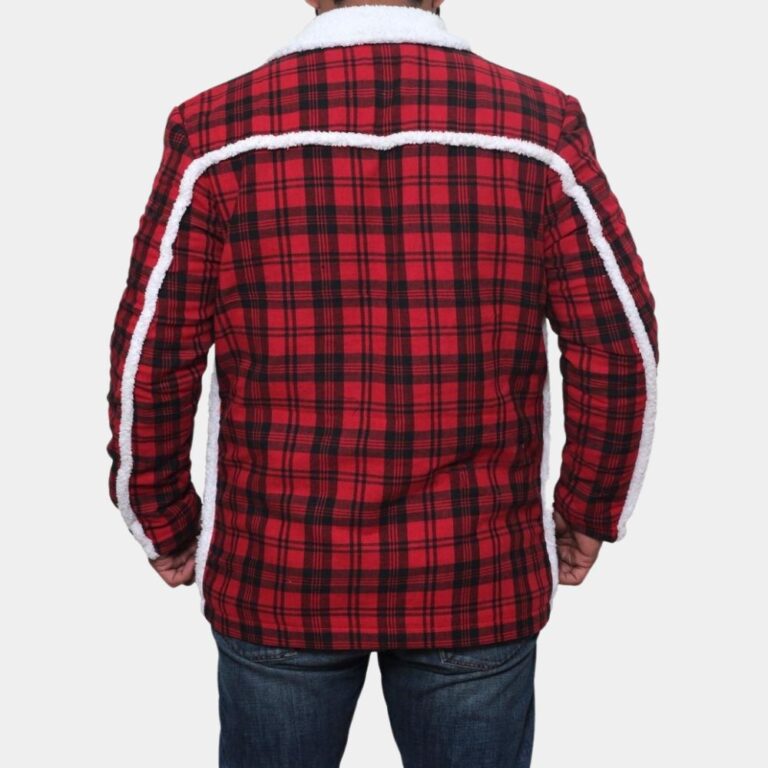 Deadpool Flannel Jacket aka Wade Wilson Plaid Pattern Coat with ...