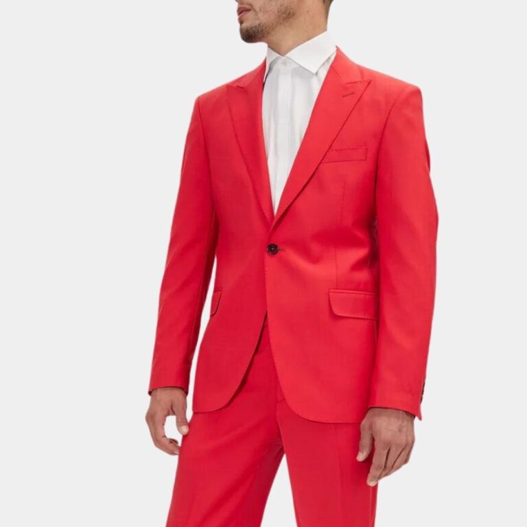 Blinding Lights The Weeknd Red Blazer - Single Breasted One Button Red ...