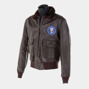 John F. Kennedy Iconic Presidential Leather G-1 Bomber Jacket - U.S ...