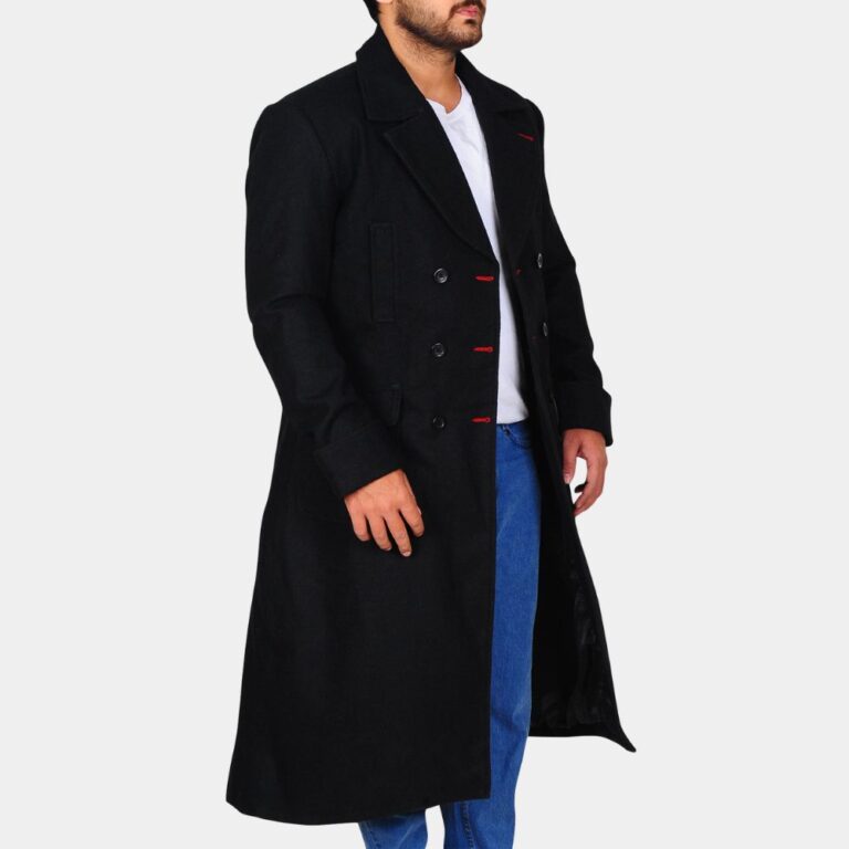 Sherlock Holmes Trench Coat aka Benedict Cumberbatch Wool Long Overcoat ...