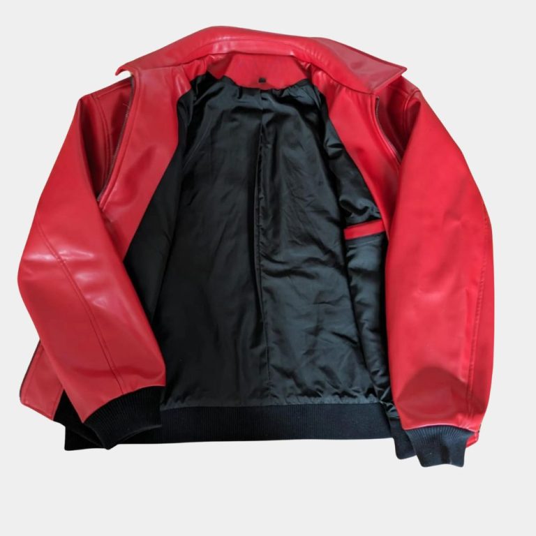 Drake: Polar Opposites Albanian Flag Red Bomber Jacket - SAFYD