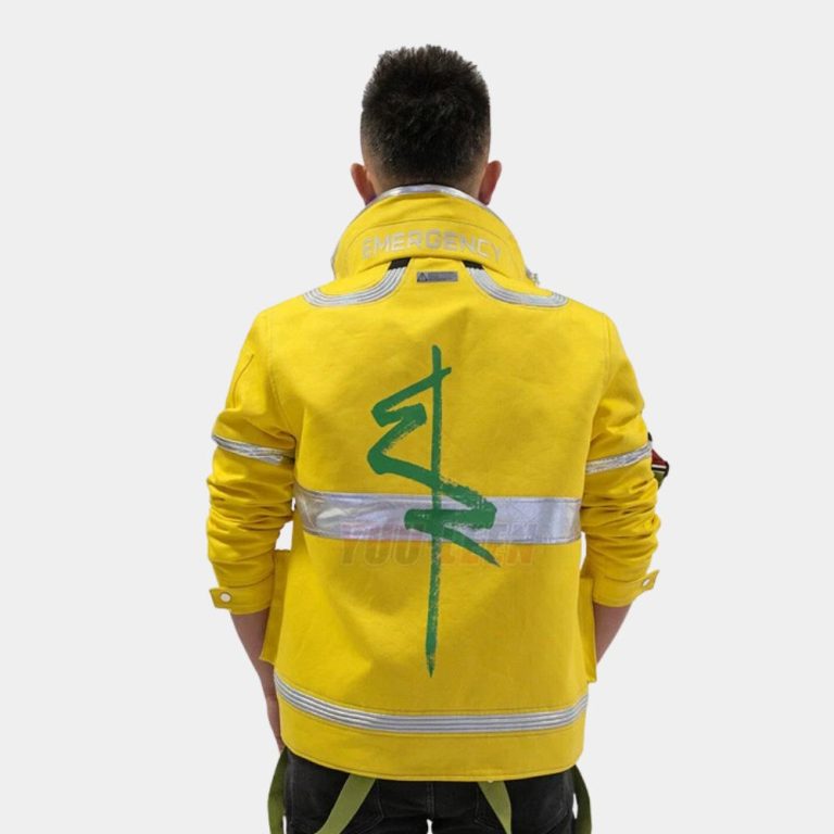 Cyberpunk 2077 David Martinez Yellow Leather Jacket - SAFYD