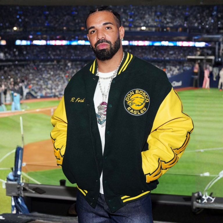 Rob Ford Don Bosco Eagles Drake Green and Yellow Varsity Jacket with ...