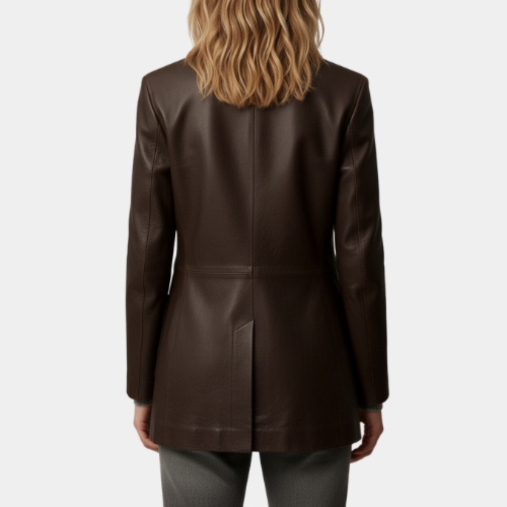 Scream 7 Isabel May (Tatum Prescott) Leather Blazer- Order Now at SAFYD