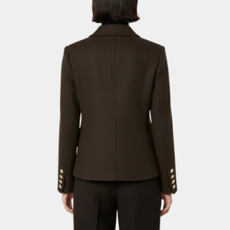 Mayor of Kingstown 2025 Nina Hobbs (Edie Falco) Green Wool Blend Jacket ...