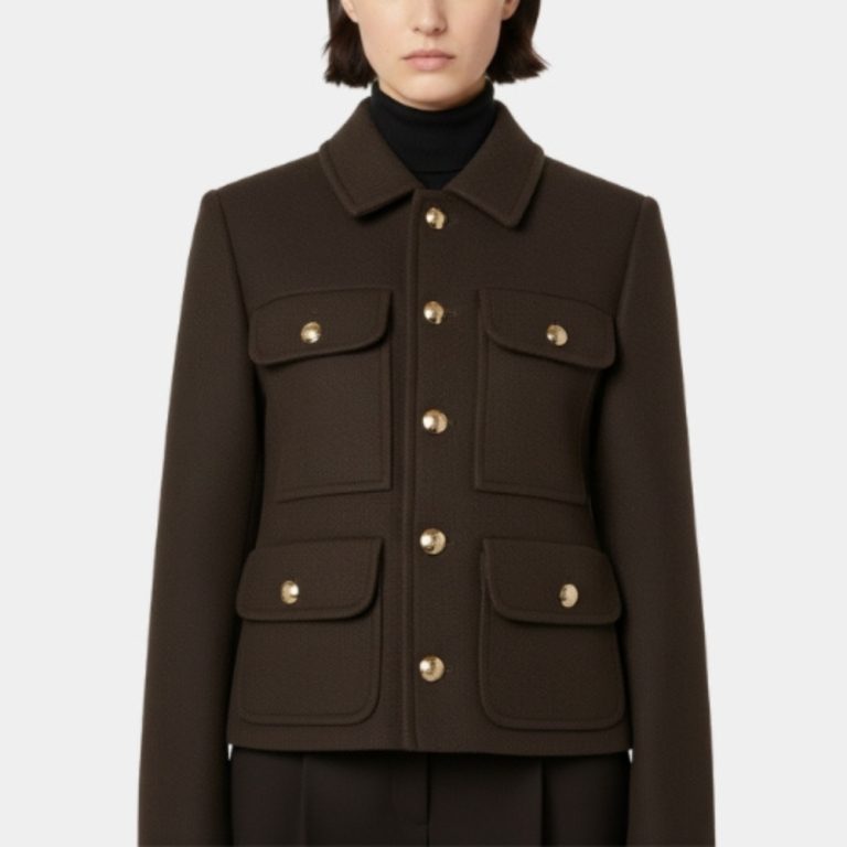 Mayor of Kingstown 2025 Nina Hobbs (Edie Falco) Green Wool Blend Jacket ...