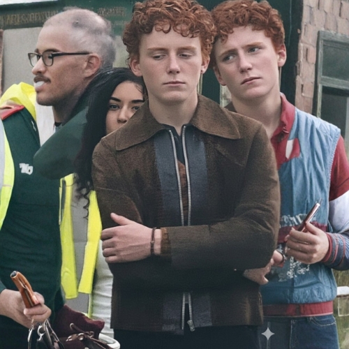 Harry Potter Gabriel Harland (George Weasley) Brown Suede Leather ...